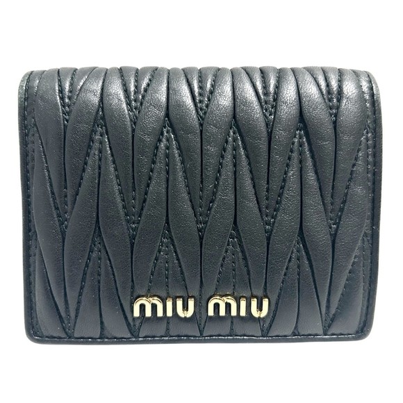 Miu Miu | Bags | Miu Miu Matelasse Wallet | Poshmark